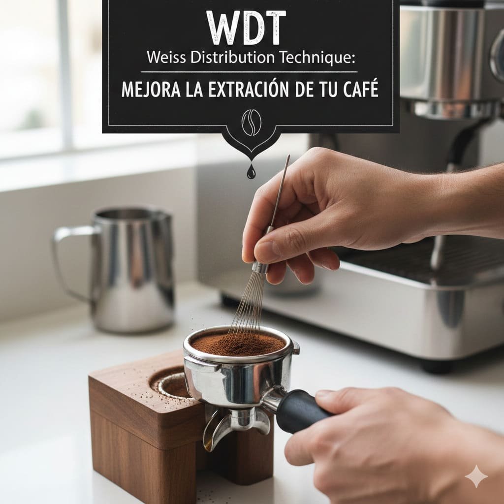 Técnica WDT: Cómo mejorar la extracción de tu café espresso