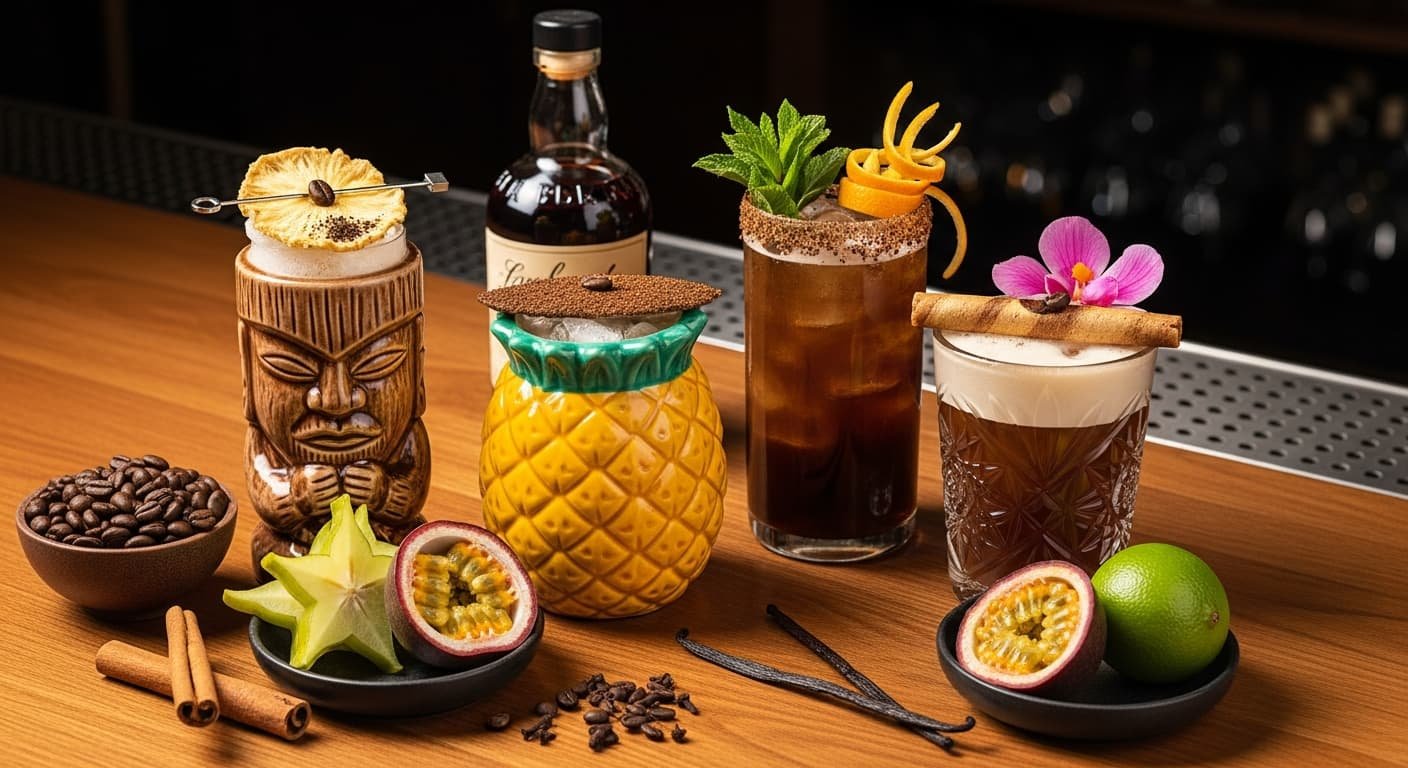 Café de especialidad en coctelería Tiki: las mejores combinaciones ...